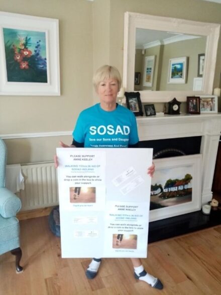 Walking 100km for SOSAD - SOSAD - Save Our Sons & Daughters