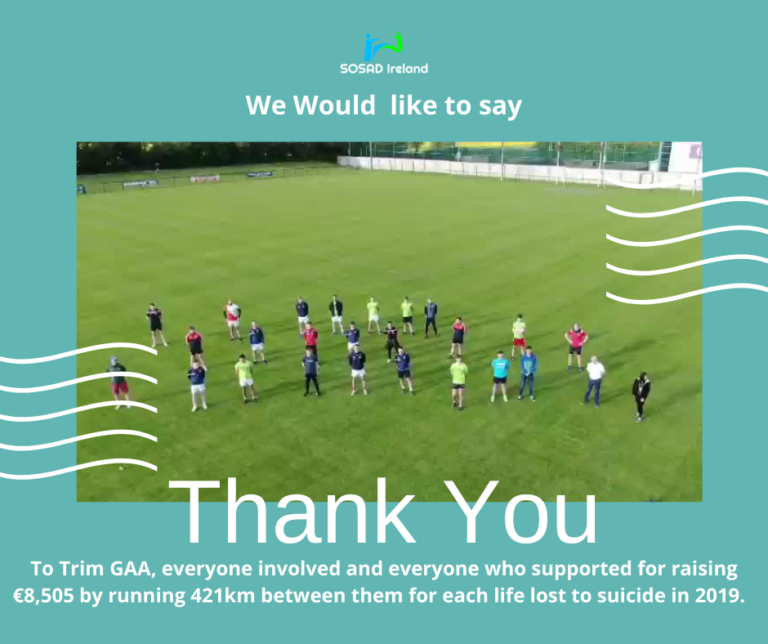 Trim GAA Run For Mental Health - SOSAD - Save Our Sons & Daughters