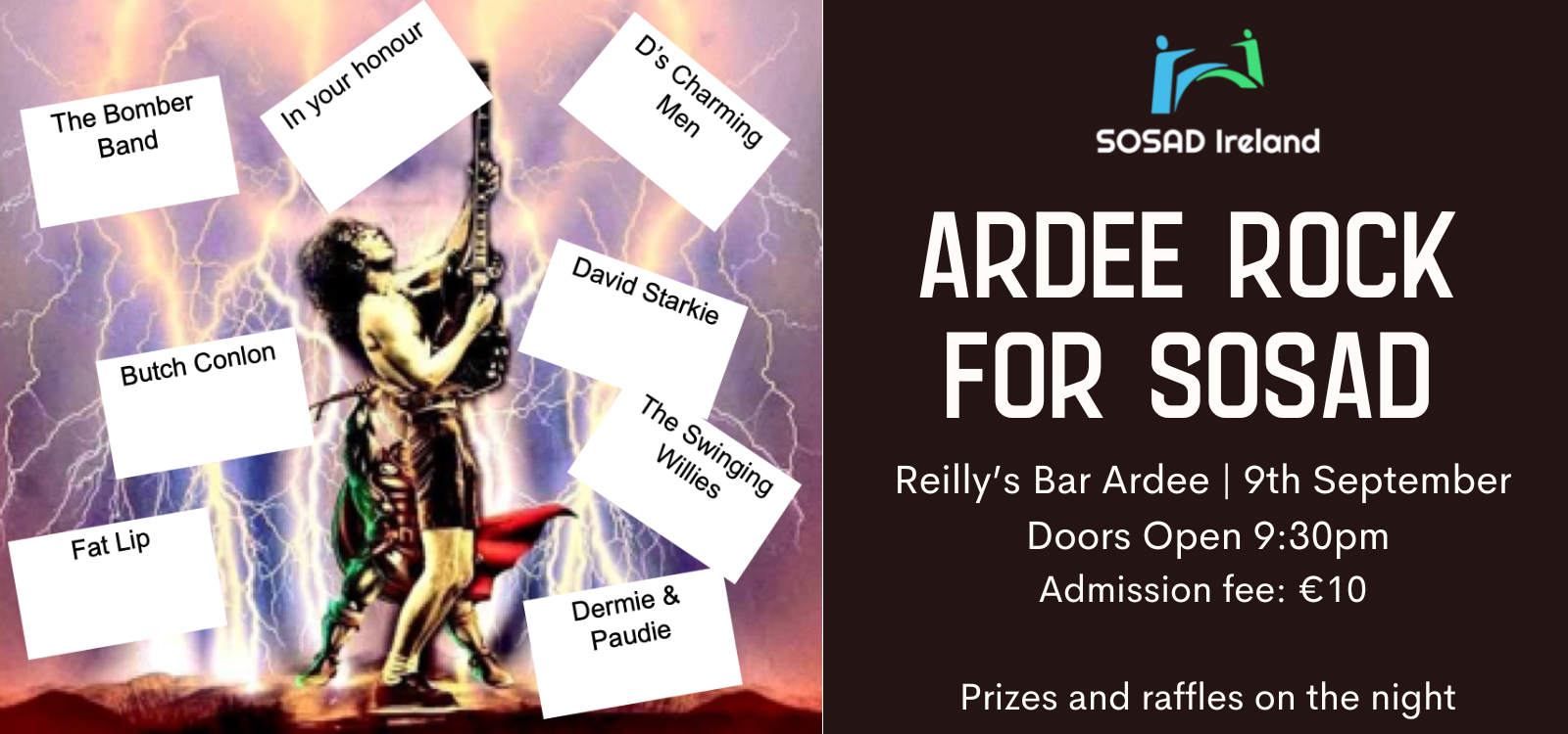 ARDEE ROCK FOR SOSAD - SOSAD - Save Our Sons & Daughters